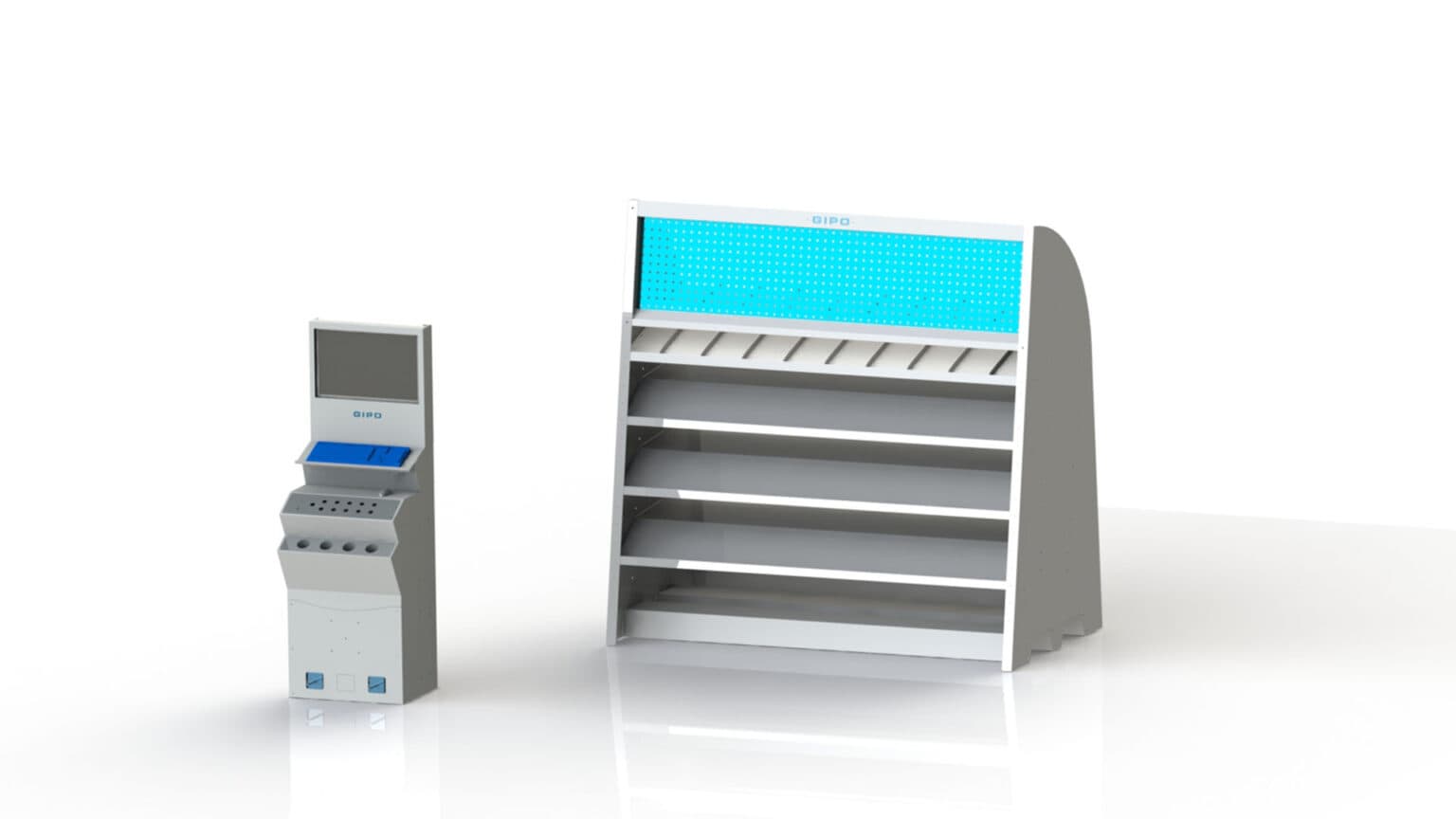 Custom kanban racks by Gipo Custom kanban racks by Gipo